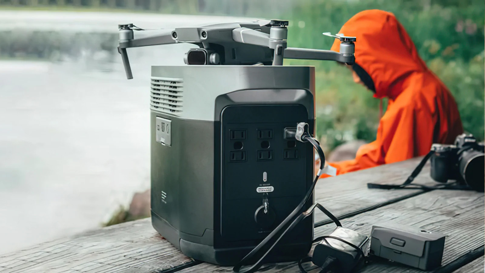 Power your devices wherever you are with this backup power station