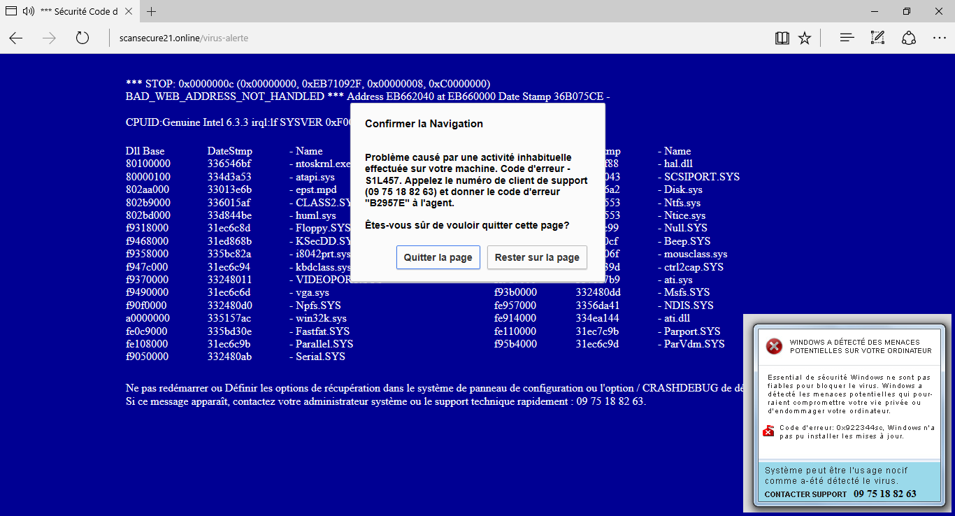 Watch Tech Support Scam Take Over a Browser via Facebook Ads