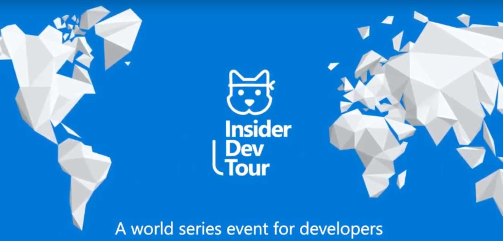 Microsoft’s Worldwide Insider Dev Tour Kicks Off on June 1st 2018