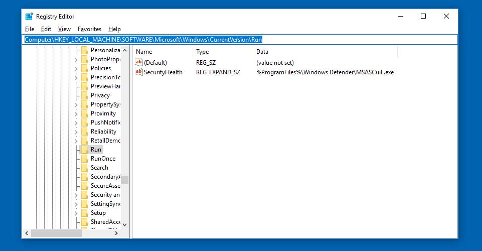 Microsoft Added An Address Bar to the Registry Editor