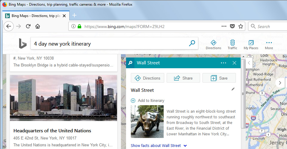 Microsoft Is Updating Bing Maps With Customized Itineraries