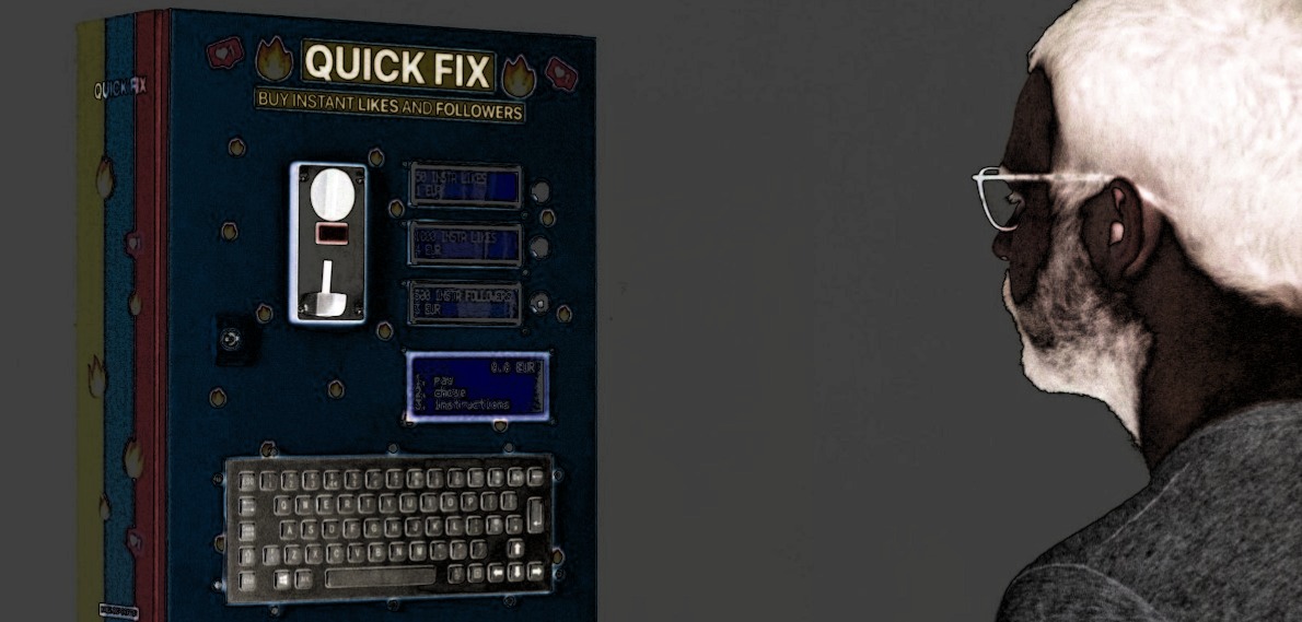 Tech Art Piece Delivers Quick Fix For Social Following Hoarders