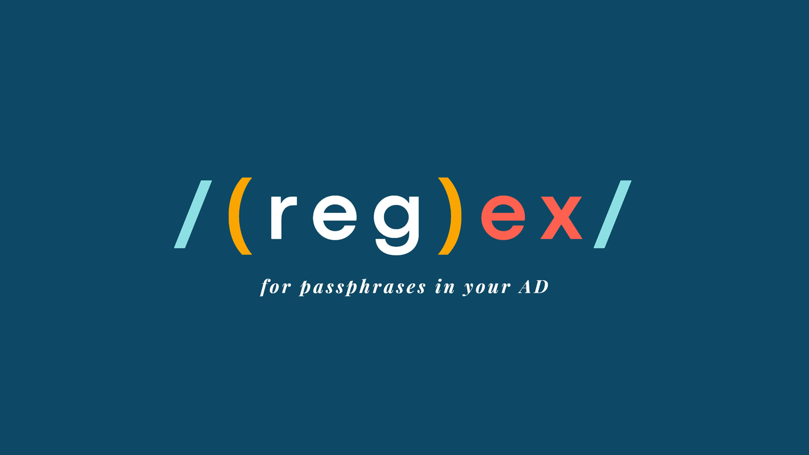 Using Regex To Implement Passphrases In Your Active Directory Trendradars