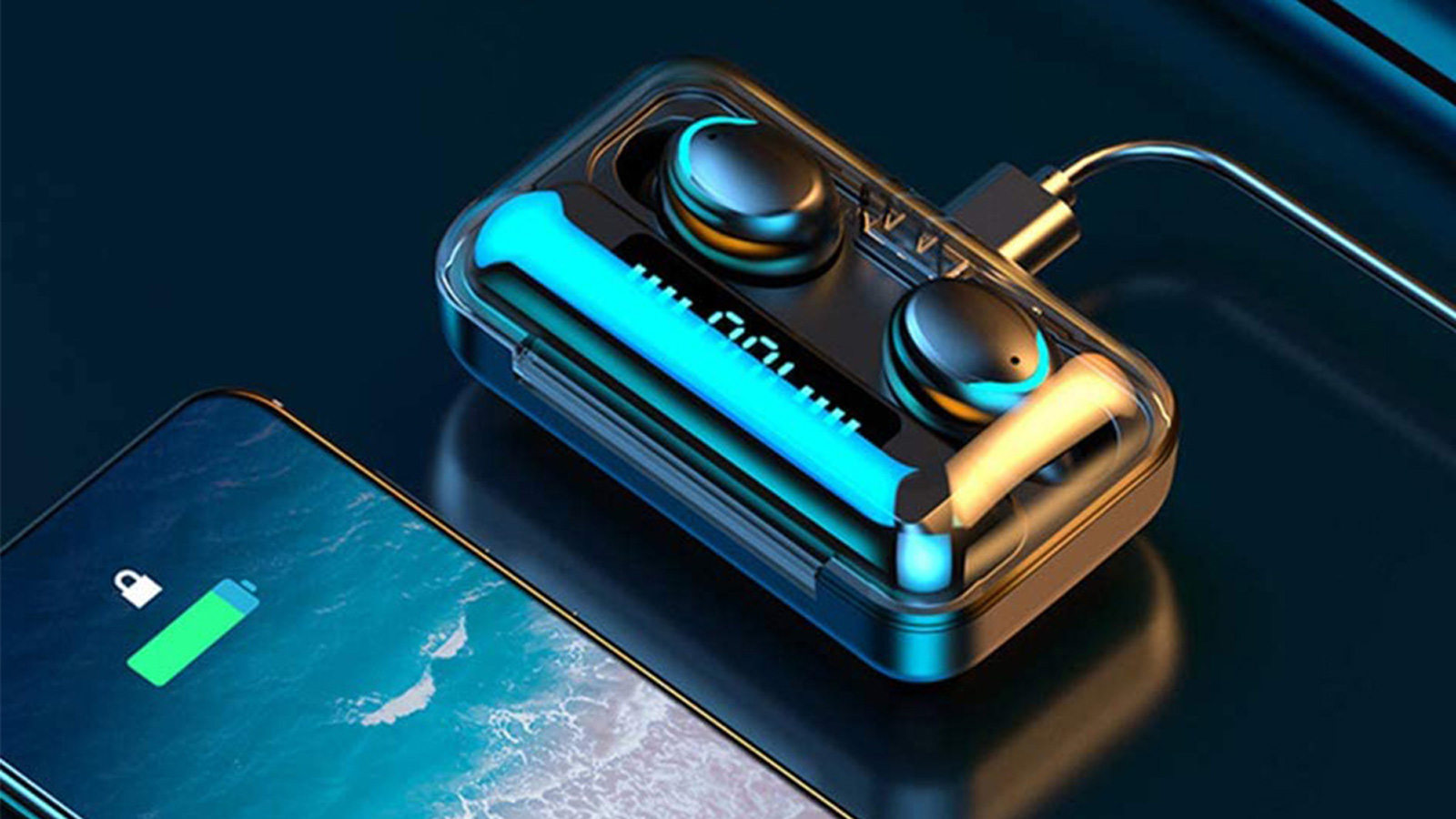 Combine crisp audio and a power bank in this one-day-only earbud deal