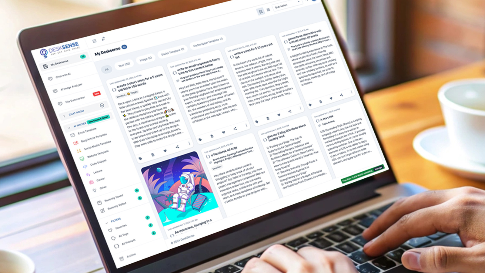 Use this DeskSense AI assistant for more than ChatGPT in this deal
