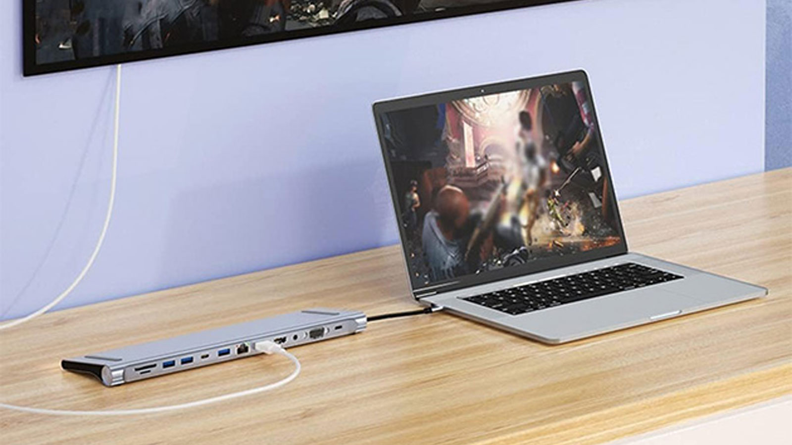 Save $40 on a 12-port USB-C hub that doubles as a laptop stand
