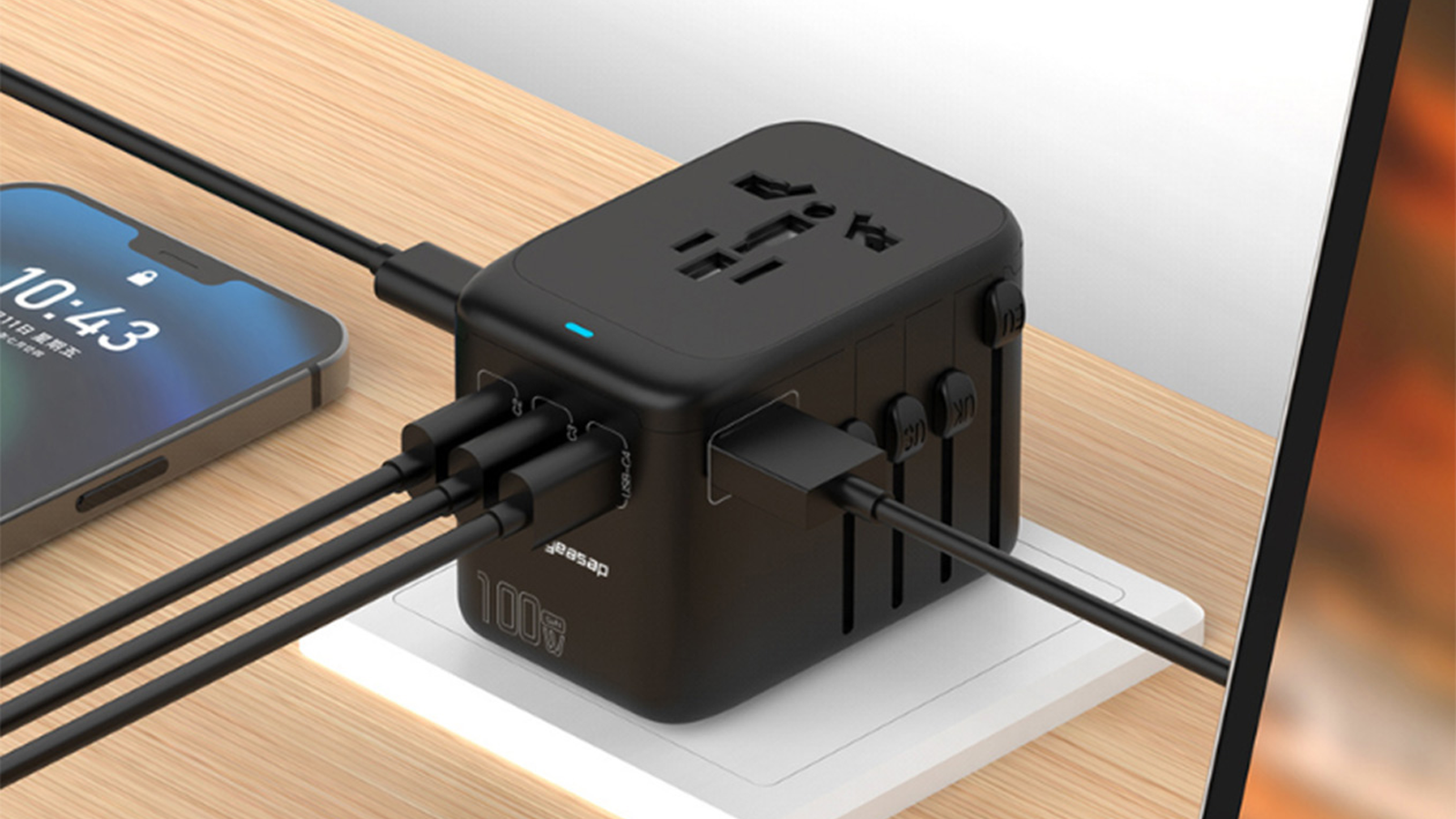 Charge up to 5 devices in 190 countries with this travel adapter deal