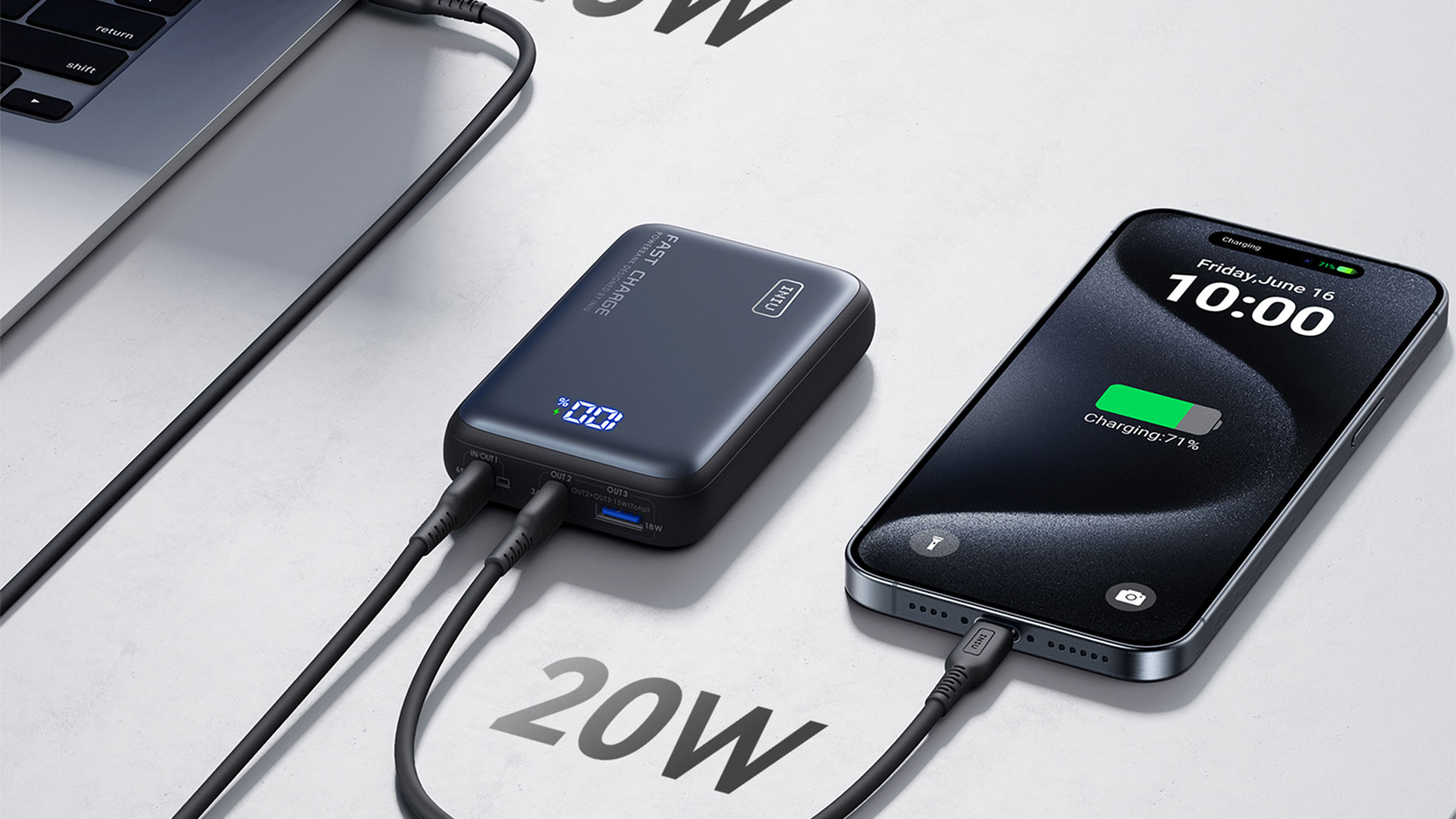 This tiny new portable power bank deal can even charge your computer