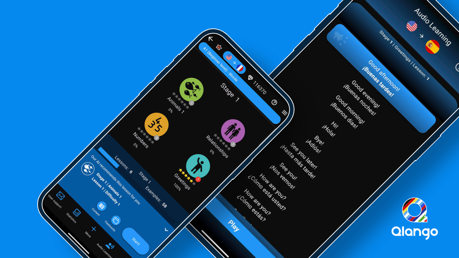 Just $35 gets you lifetime access to 56 languages to learn with Qlango