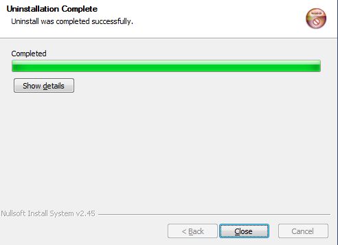 Uninstalling programs - Windows 7