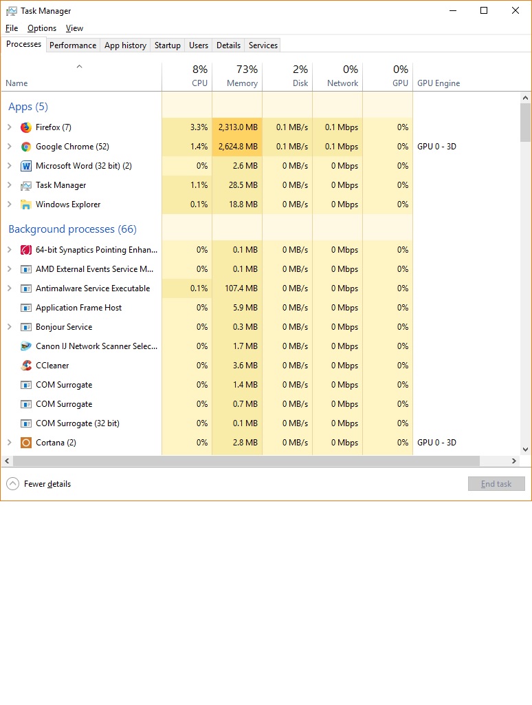 Where are my 8GB? - Windows 10 Support