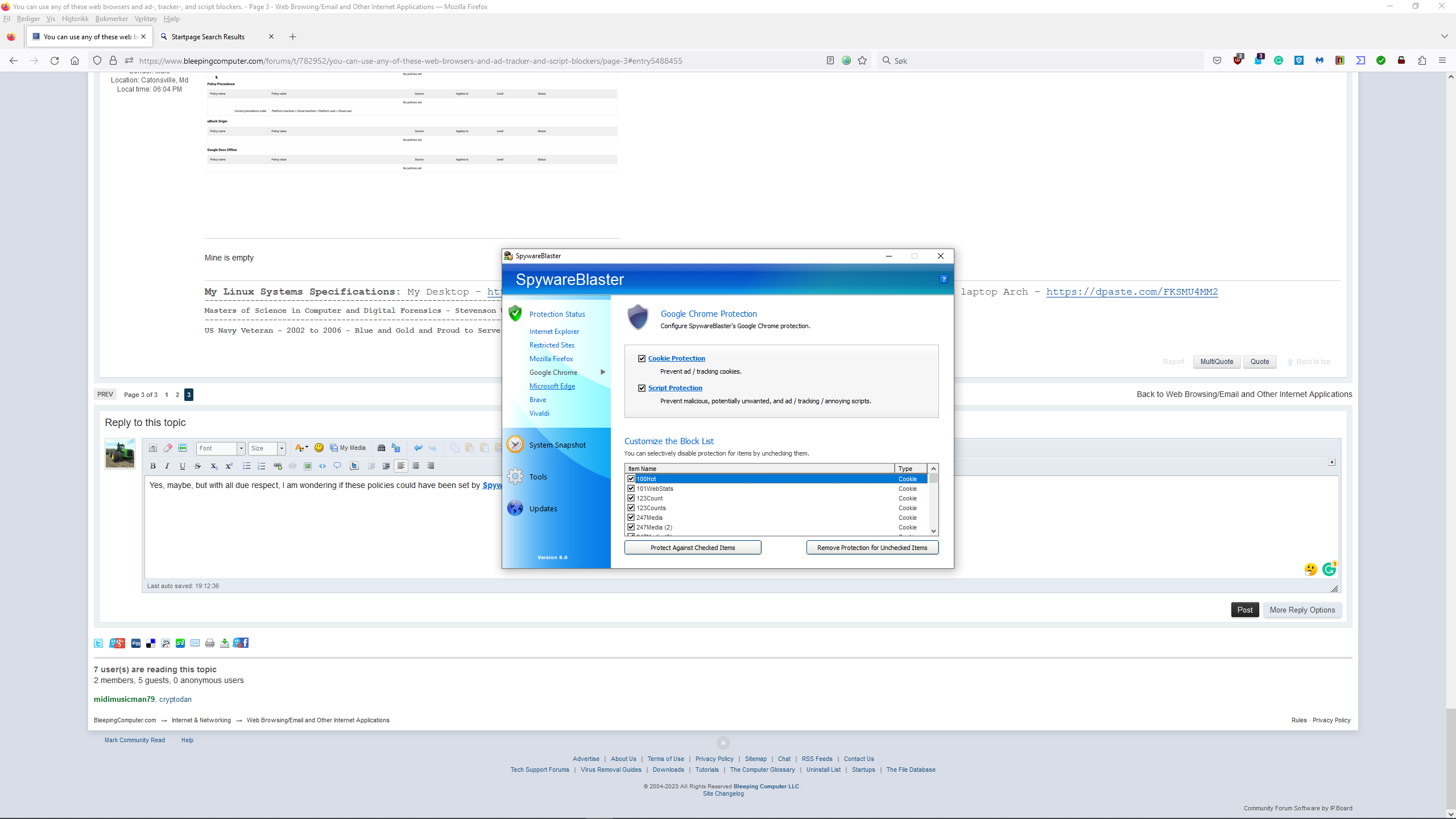 You can use any of these web browsers and ad-, tracker-, and script blockers. - Page 3 - Web ...