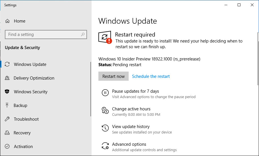 Windows 10 Insider Build 18922 Released With Updated Feedback Hub