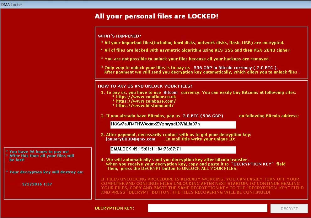 The Week in Ransomware - September 29th 2017 - Locky & RedBoot
