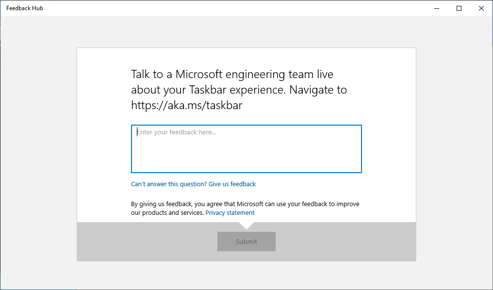 Microsoft Asks Users to Call Windows 10 Devs About Taskbar Experience