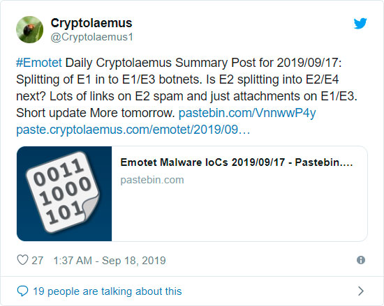 Emotet Trojan Evolves Since Being Reawakend, Here is What We Know
