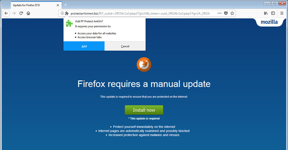 PSA: Beware of Sites Pretending to be Manual Firefox Updates