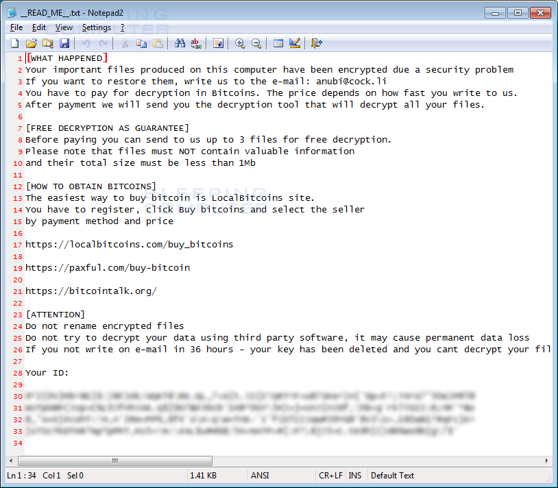 New Anubi Ransomware In the Wild