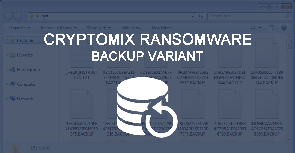 New Backup Cryptomix Ransomware Variant Actively Infecting Users