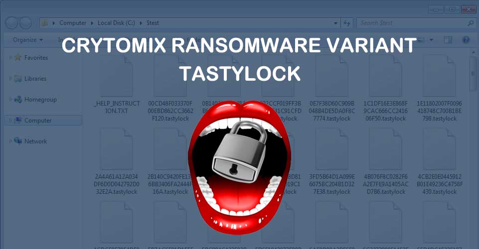 Tastylock Cryptomix Ransomware Variant Released