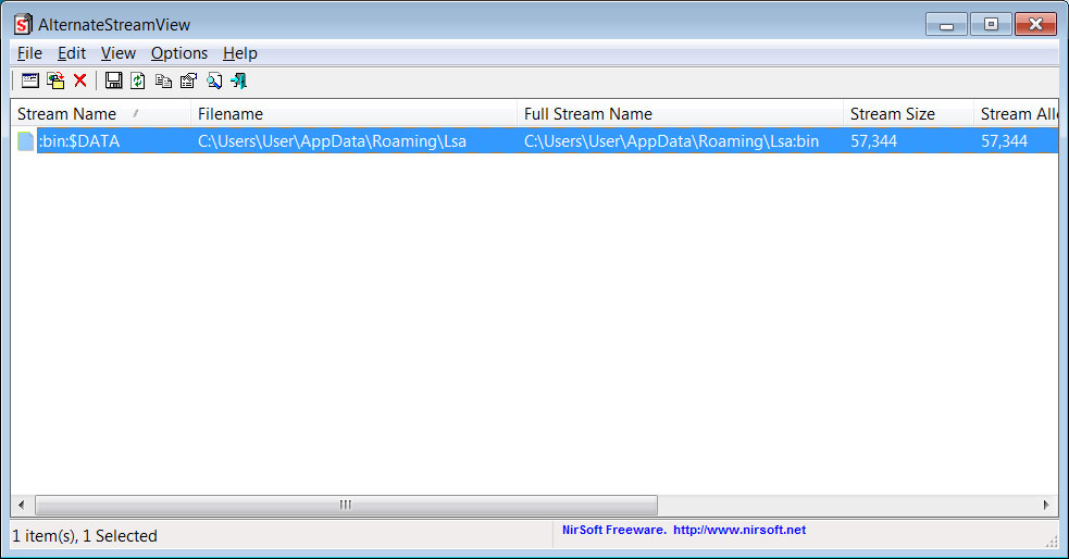 Windows Alternate Data Streams