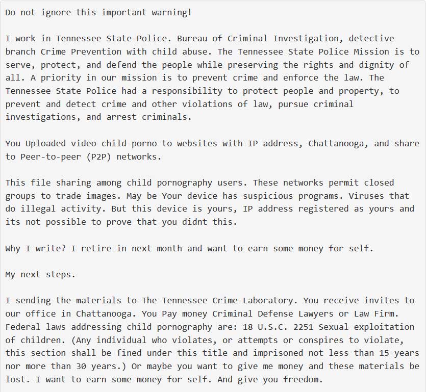 Extortion Emails on the Rise: A Look at The Different Types