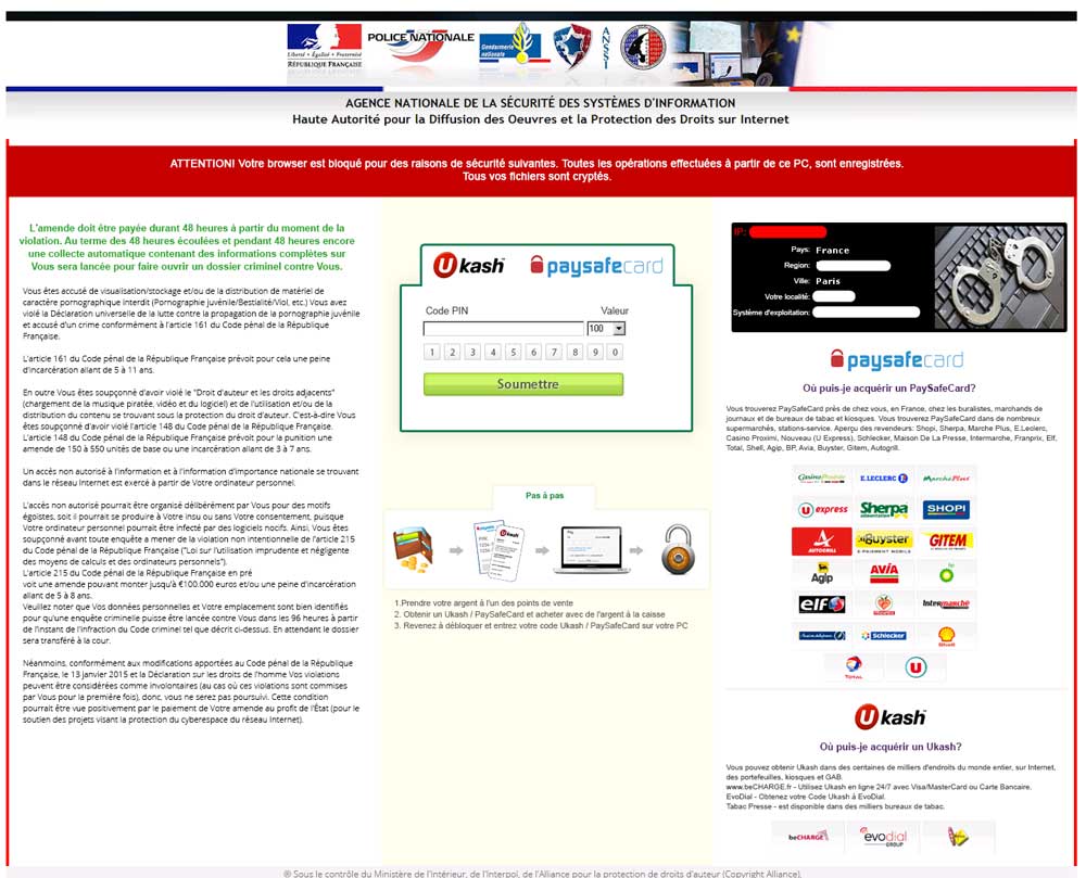 Distributor of the Reveton Police Ransomware Jailed by UK's NCA