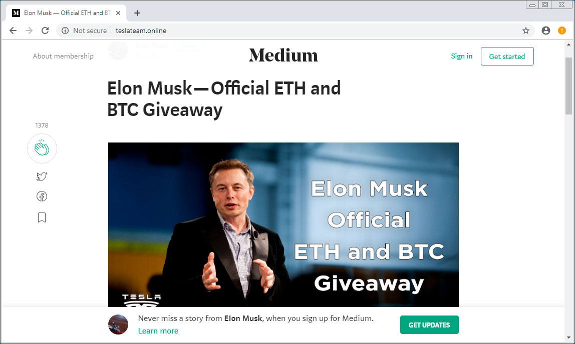 Beware of Fake John McAfee and Tesla Cryptocurrency Giveaways