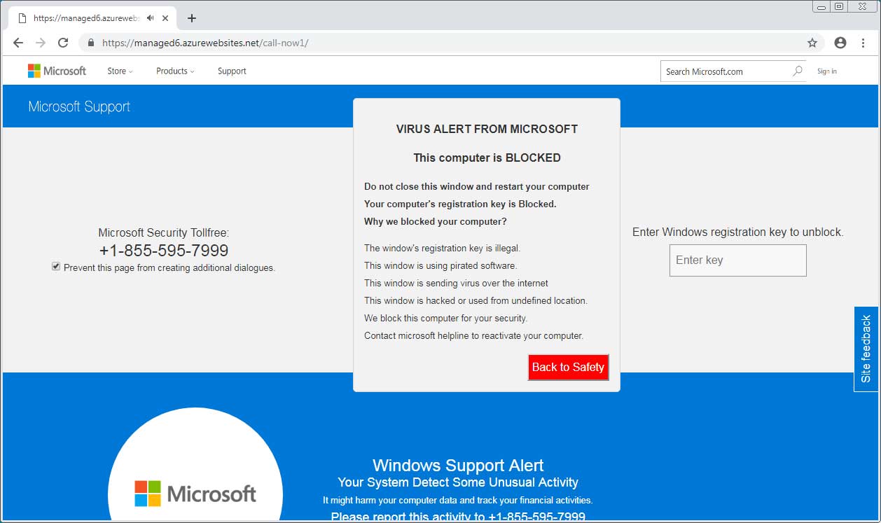 Microsoft Tech Support Scams Invade Azure Cloud Services