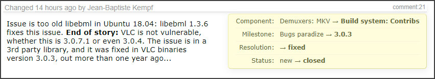 Keep Calm, Carry On. VLC Not Affected by Critical Vulnerability