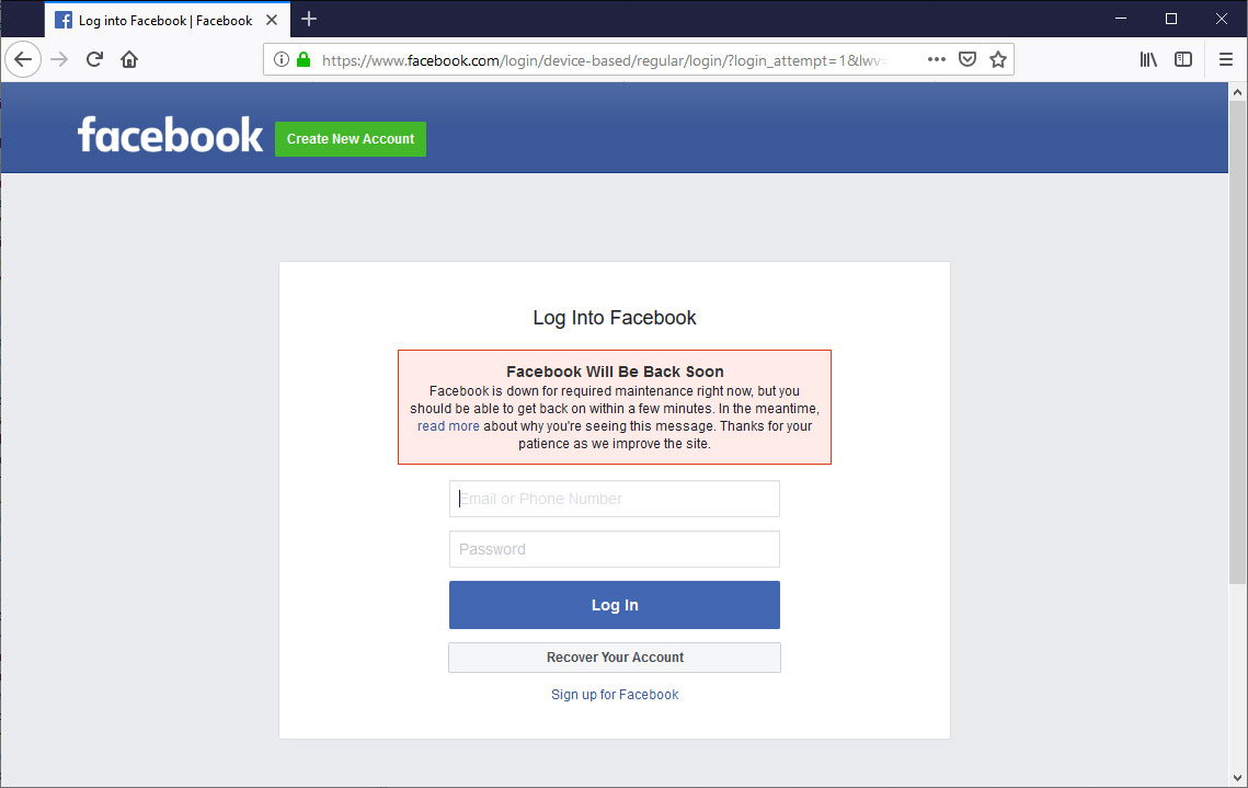Facebook and Instagram Down in Global Outage