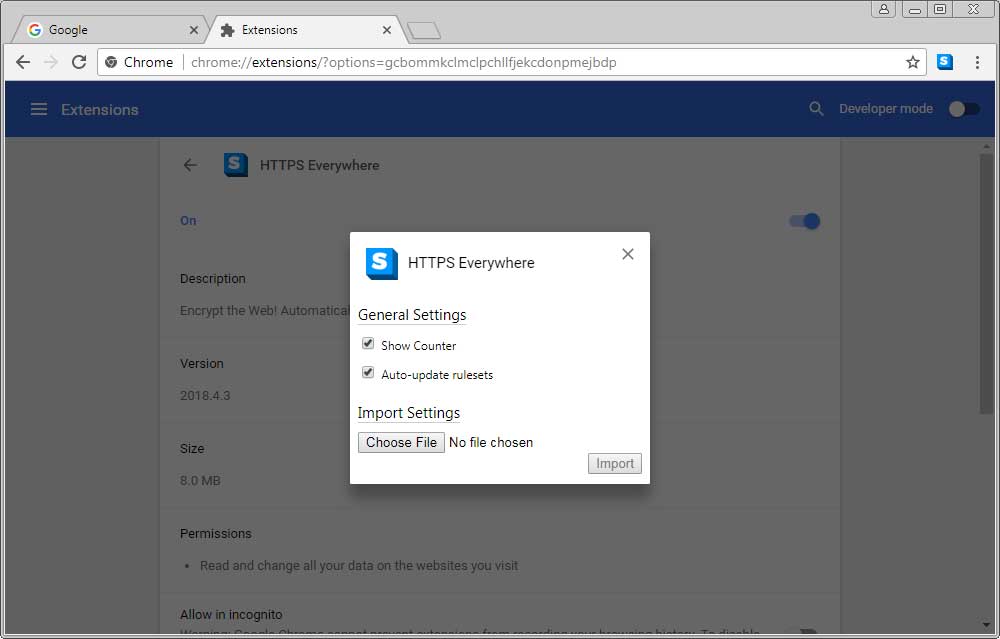 HTTPS Everywhere Now Delivers New Rulesets Without Upgrading Extension HTTPS Everywhere Now Delivers New Rulesets Without Upgrading Extension