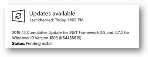Microsoft Announces Cumulative Updates for .NET Framework for Windows 10
