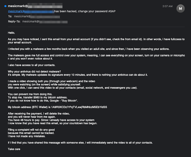 Sextortion Scammers Change Tactics to Bypass Spam Protection