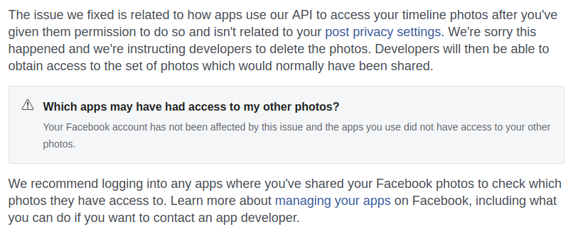 Facebook Photo API Bug Exposed Pics of Up to 6.8 Million Users