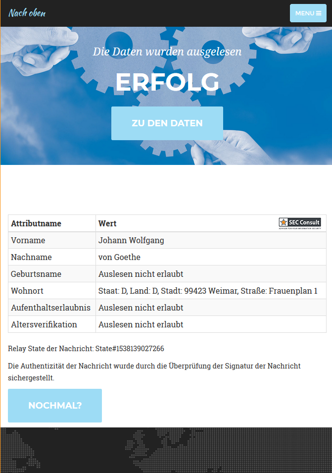 German eID Authentication Flaw Lets You Change Identity