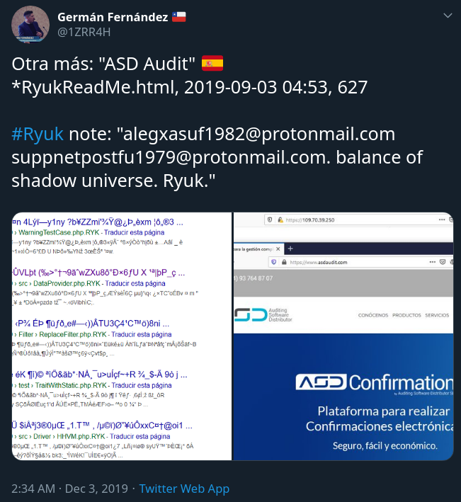 Ryuk Ransomware Is Making Victims Left and Right