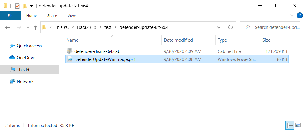 Microsoft now provides Defender updates for Windows install images
