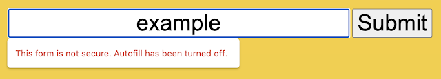 Google Chrome will warn users when submitting insecure forms