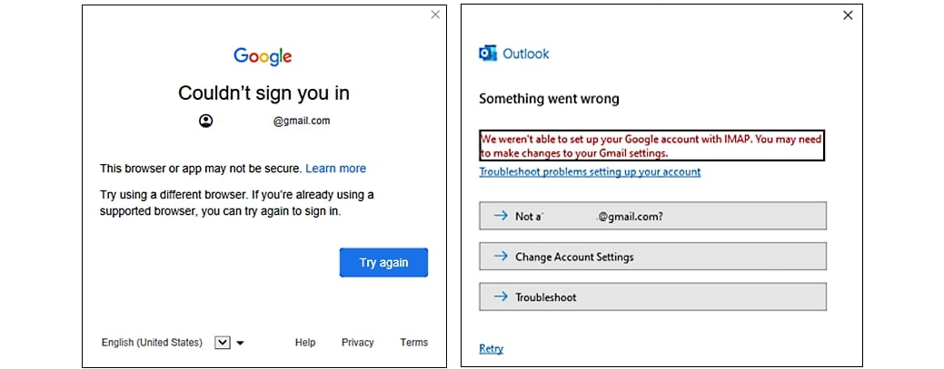 Microsoft Shares Outlook Workaround For Gmail Sign-in Issues - Cybernoz Microsoft Shares Outlook Workaround For Gmail Sign-in Issues - Cybernoz