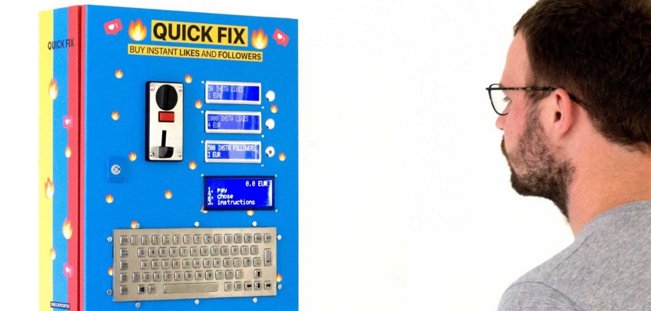 Tech Art Piece Delivers Quick Fix For Social Following Hoarders