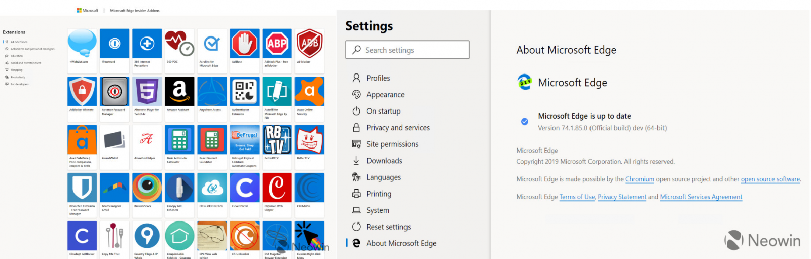 Screenshots of Microsoft’s Chromium-Based Edge Browser Leaked Online