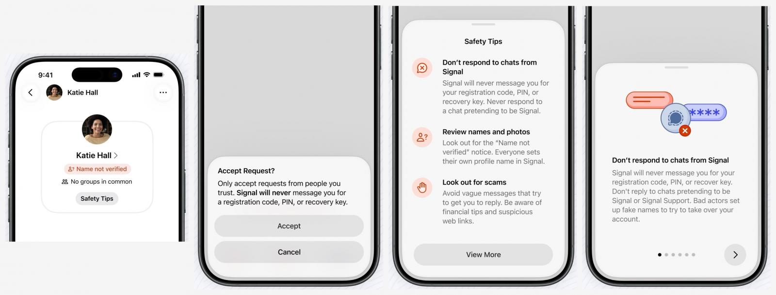 Signal adds security warnings for social engineering, phishing attacks
