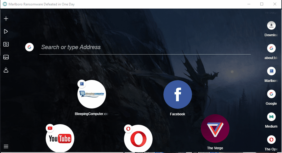 Opera Launches New Neon Concept Browser