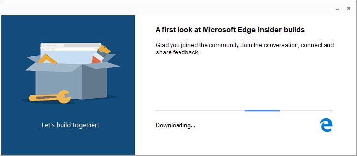 Microsoft Edge Insider Closer to Release With New Installers