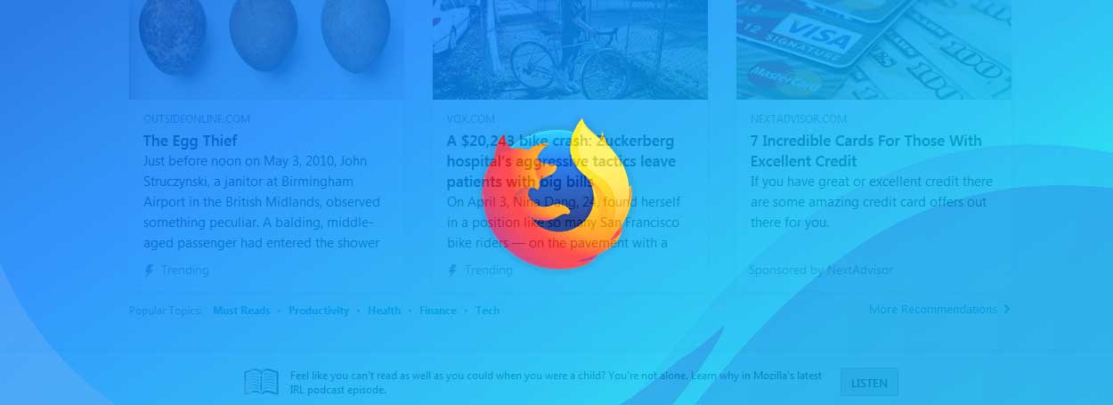 Activity Stream Snippets Launched in Firefox To Market Mozilla Offerings