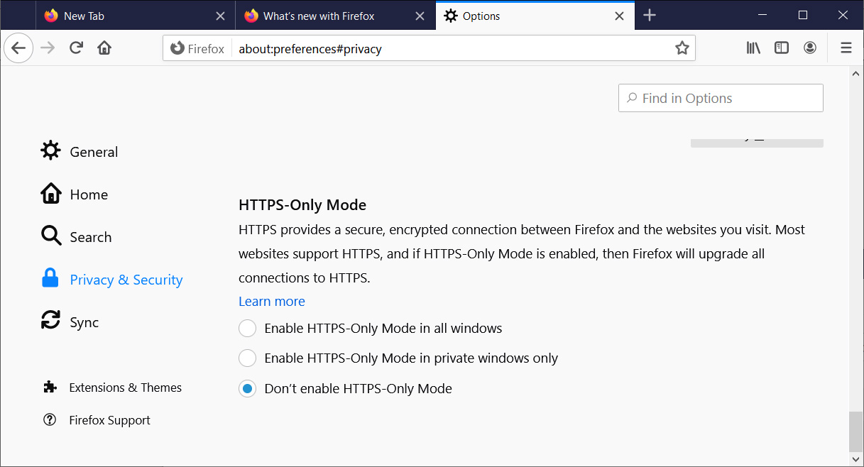 Firefox 83 boosts security with HTTPS-Only mode, zero-day fix