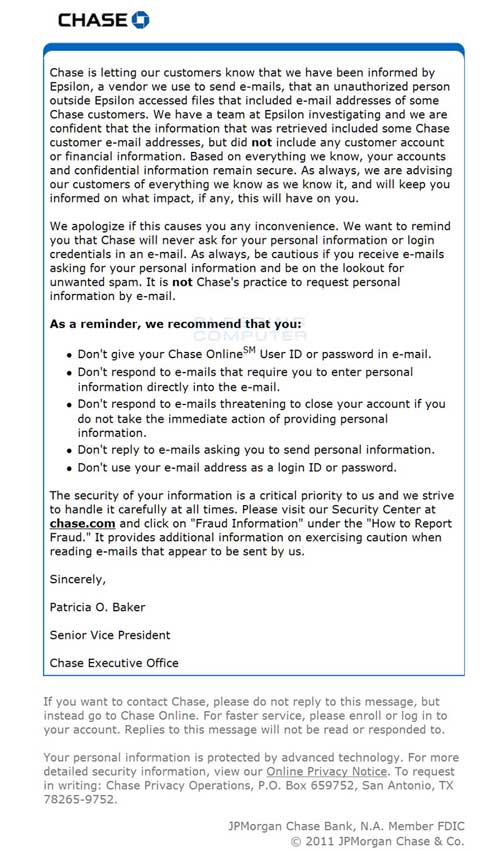 Email marketer Epsilon reveals client's email addresses for numerous ...