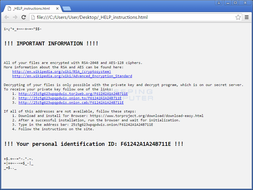 Locky Ransomware Information Help Guide And Faq